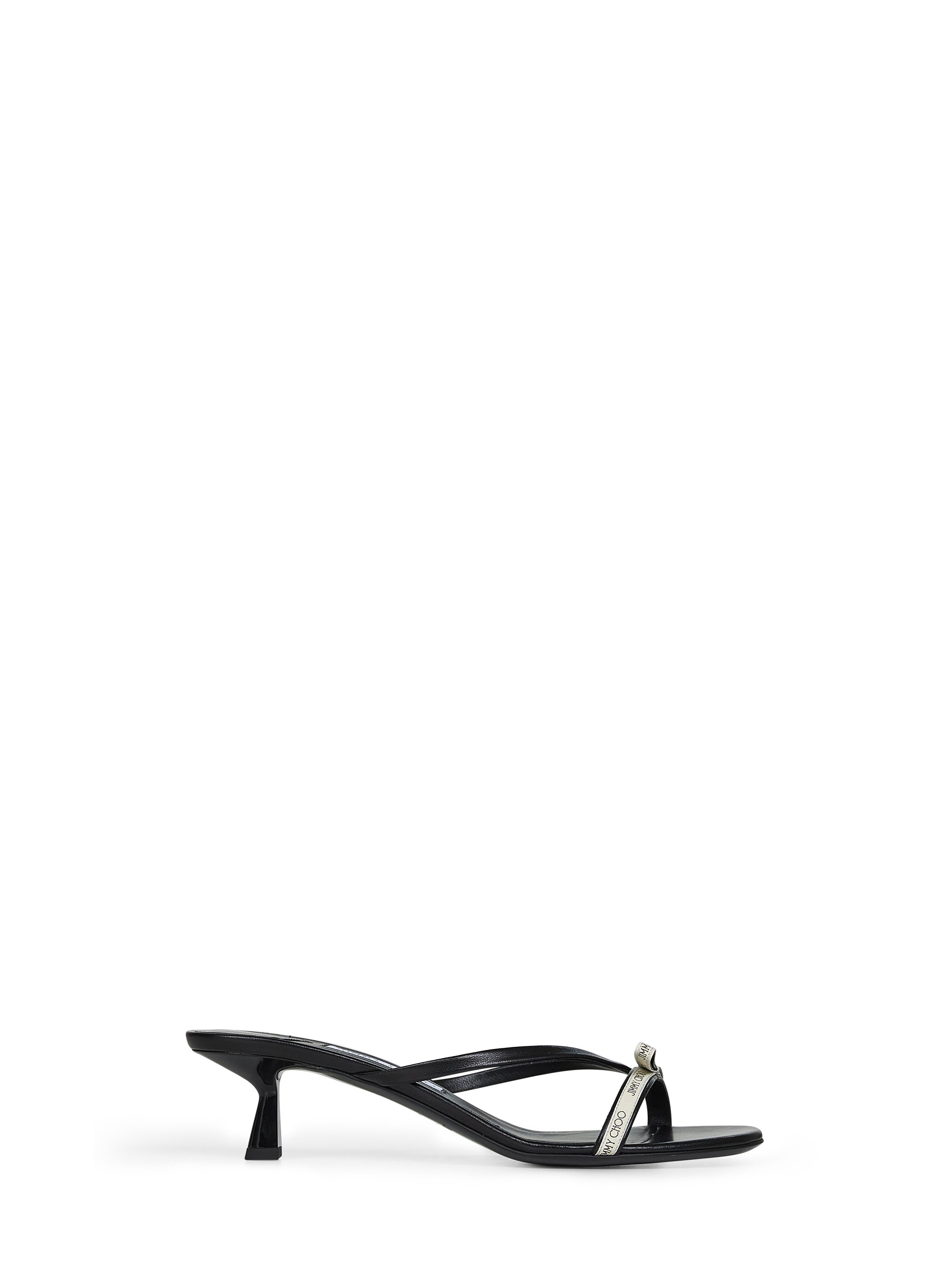 Black leather Ciela 45 mules – Daniello.com