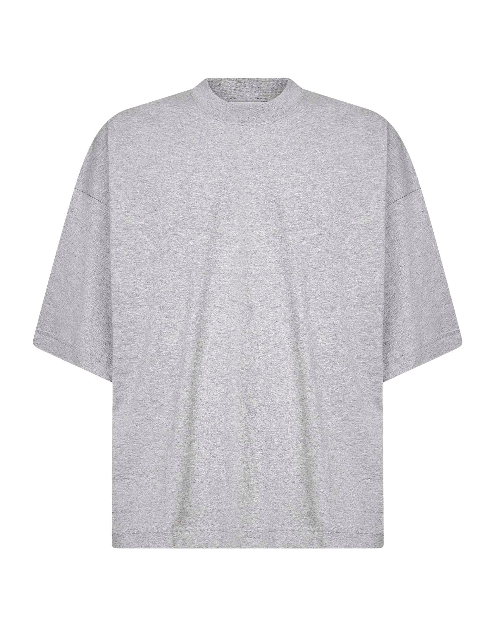 Grey cotton jersey Piu T-shirt – Daniello.com