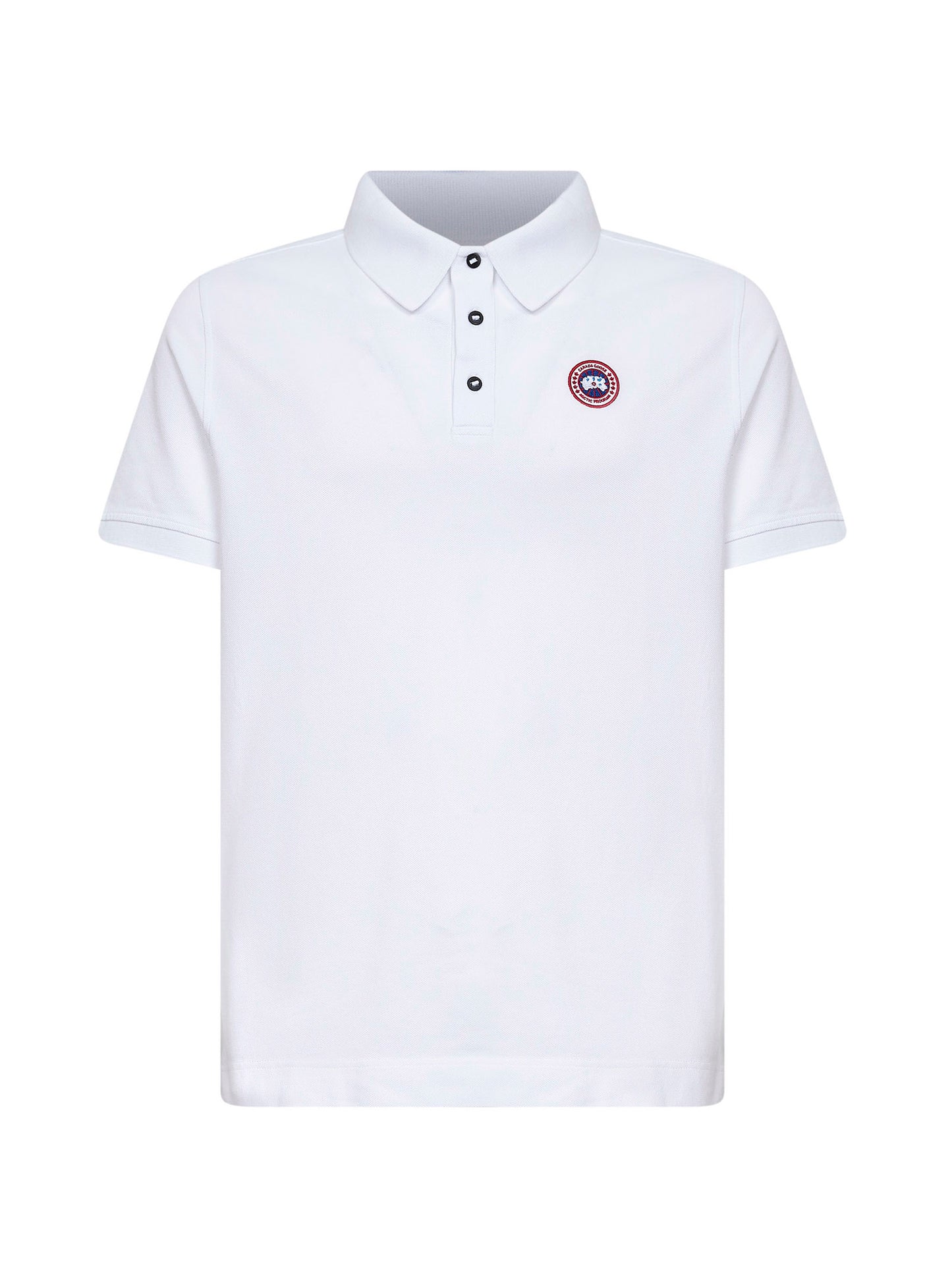 White cotton piqué Beckley polo shirt – Daniello.com