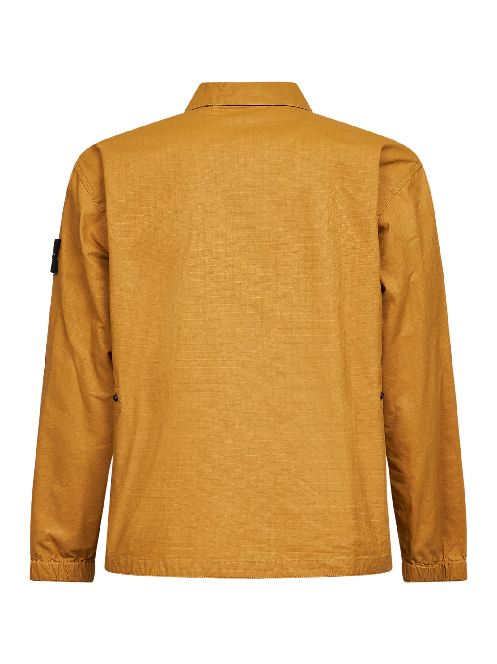 Mustard cotton ripstop overshirt – Daniello.com
