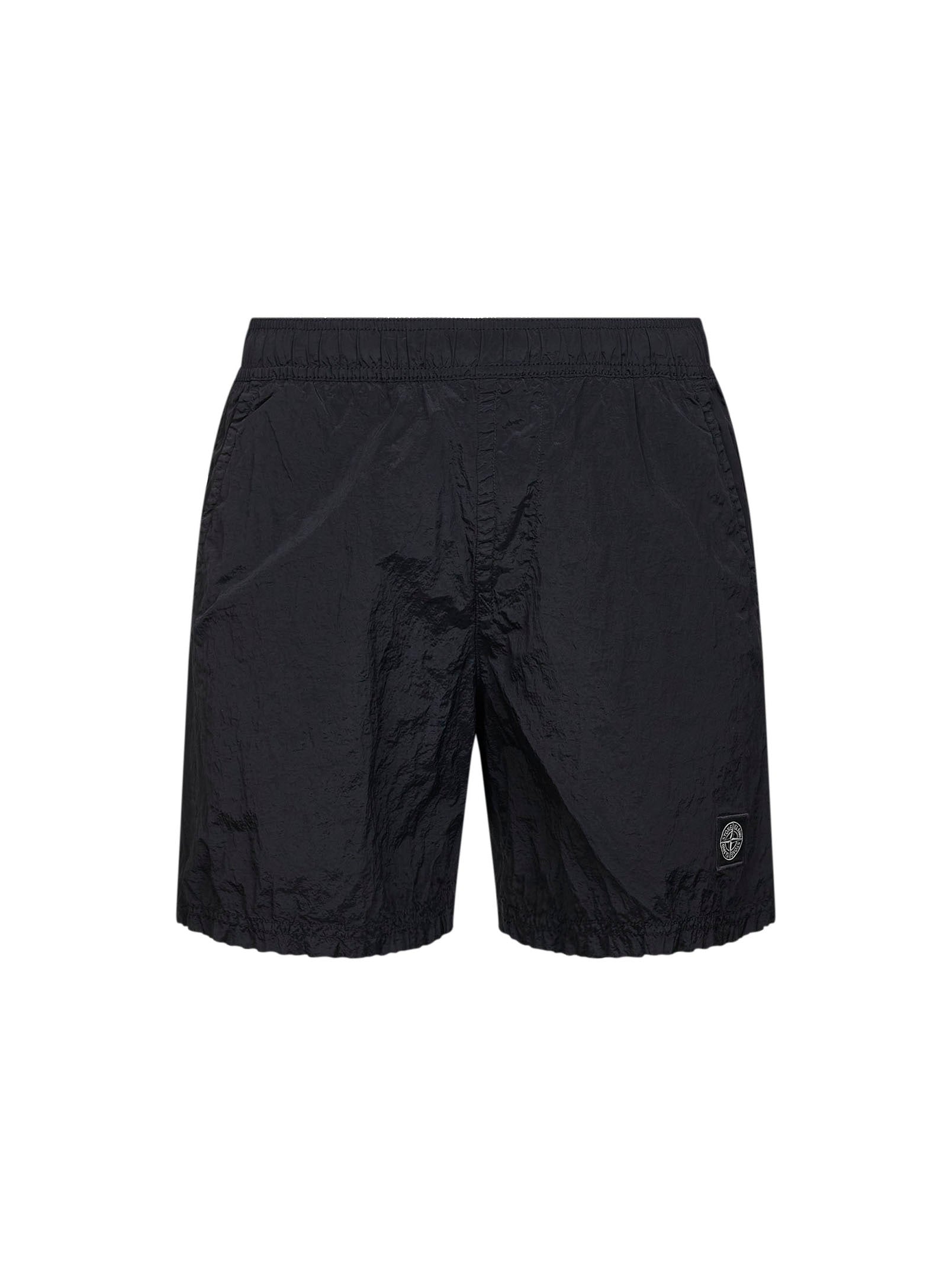 Black Nylon Metal swim shorts – Daniello.com